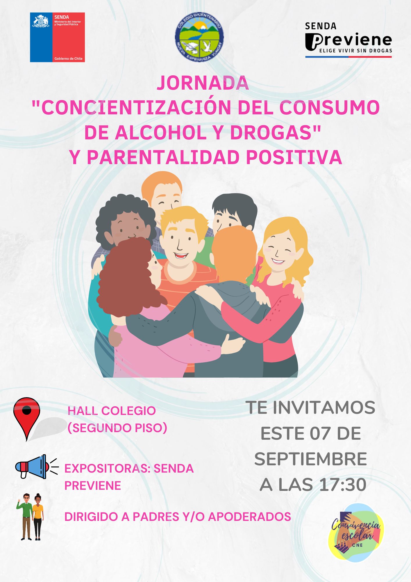 Concientización del consumo de alcohol y drogas" y Parentalidad ...